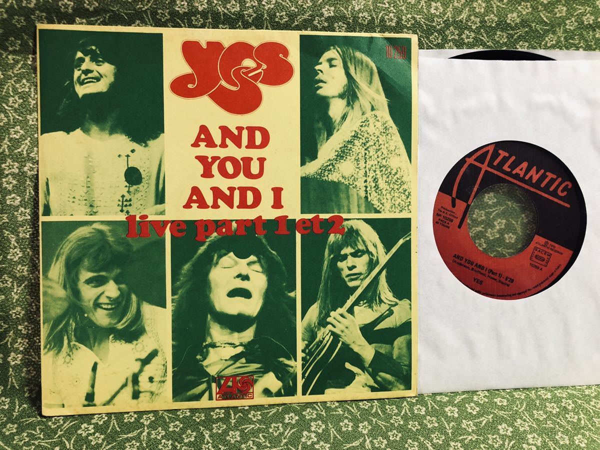 【未使用に近い】英国プログレYes - And You And I * Live * Part 1 & Part 2 ブリットprog イエス ...