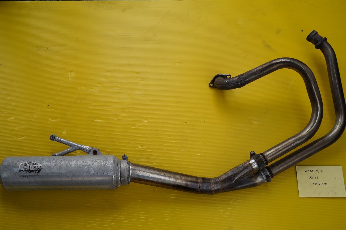 【傷や汚れあり】★ホンダ RC31-1100 RC31 ブロス650 マフラー SUPER BUILD Maximum スーパービルド ...