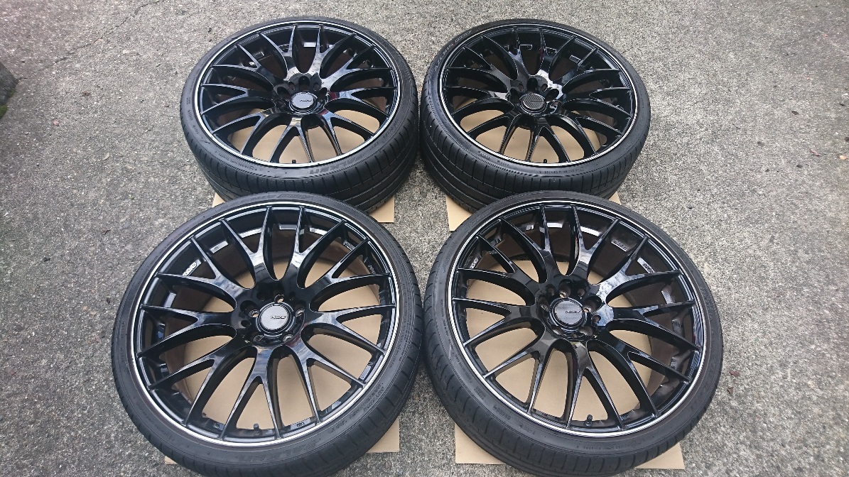 【やや傷や汚れあり】19インチ RAYS HOMURA ホムラ 2x7 PCD112 8J オフセット48 ハブリング ボルト付き の落札情報詳細| ヤフオク落札価格情報 オークフリー