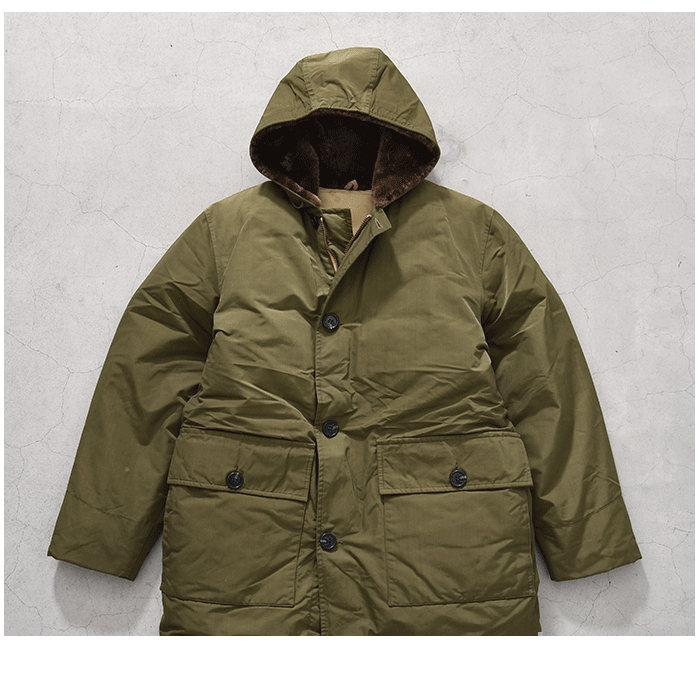 【目立った傷や汚れなし】60s USA製 BAUER DOWN POLAR LIGHT PARKA 日の出タグ バウアーダウン エディー ...