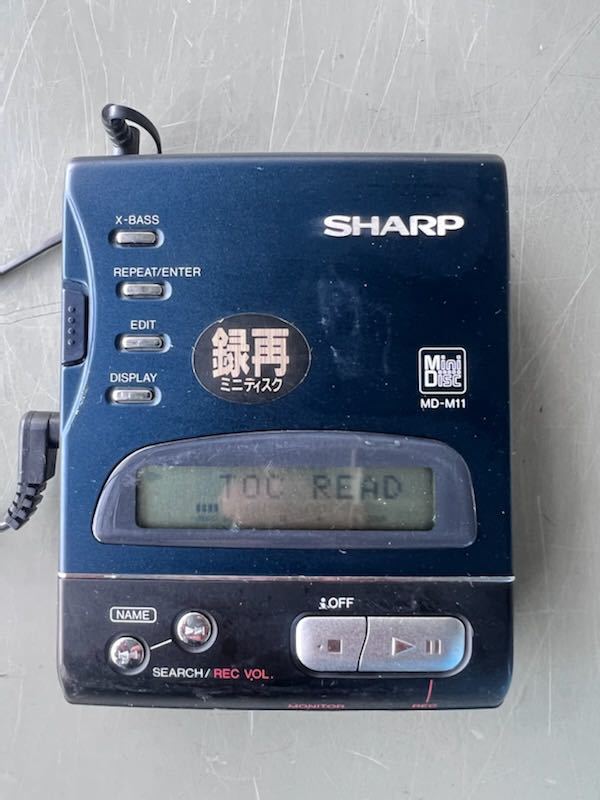 【傷や汚れあり】SHARP シャープ MDポータブルレコーダー MD-M11 中古の落札情報詳細 - ヤフオク落札価格検索 オークフリー