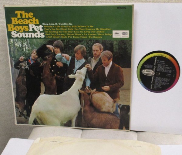 【中古】☆彡 英國盤 The Beach Boys Pet Sounds [ UK ORIG '66 Capitol Records T ...