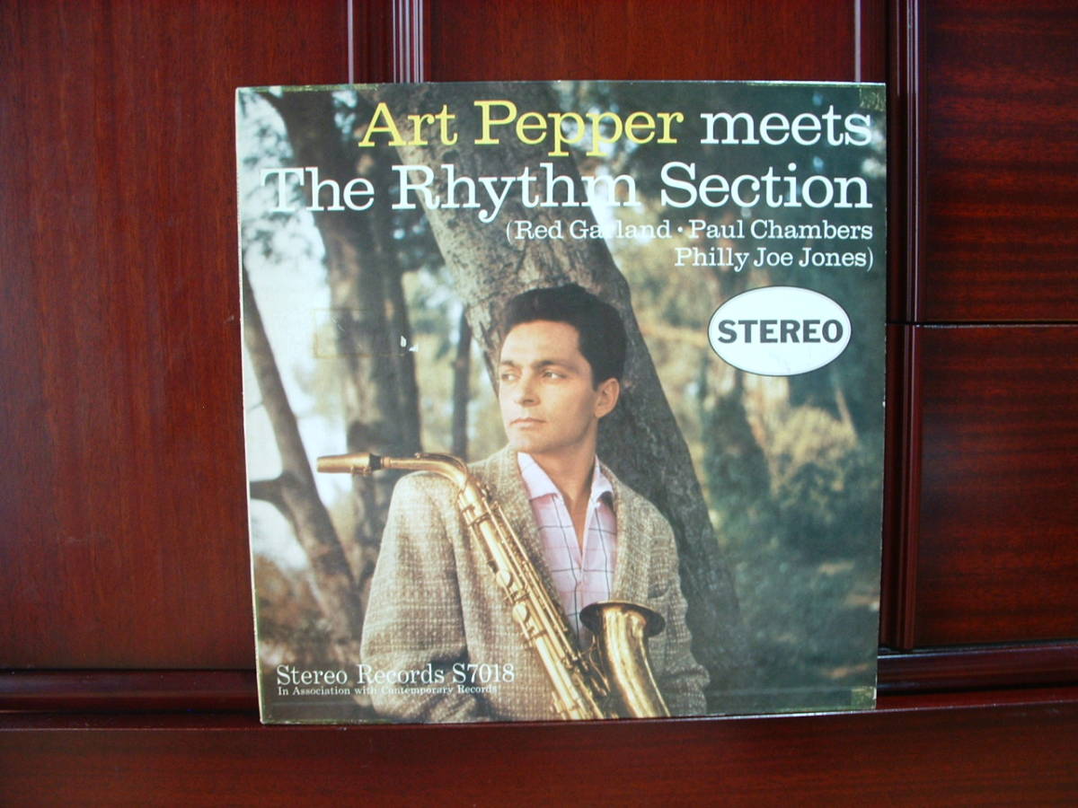 【目立った傷や汚れなし】【オリジナル極美盤NM】ART PEPPER / Meets The Rhythm Section (DG,黒艶ラベル,Paul Chambers,Red ...
