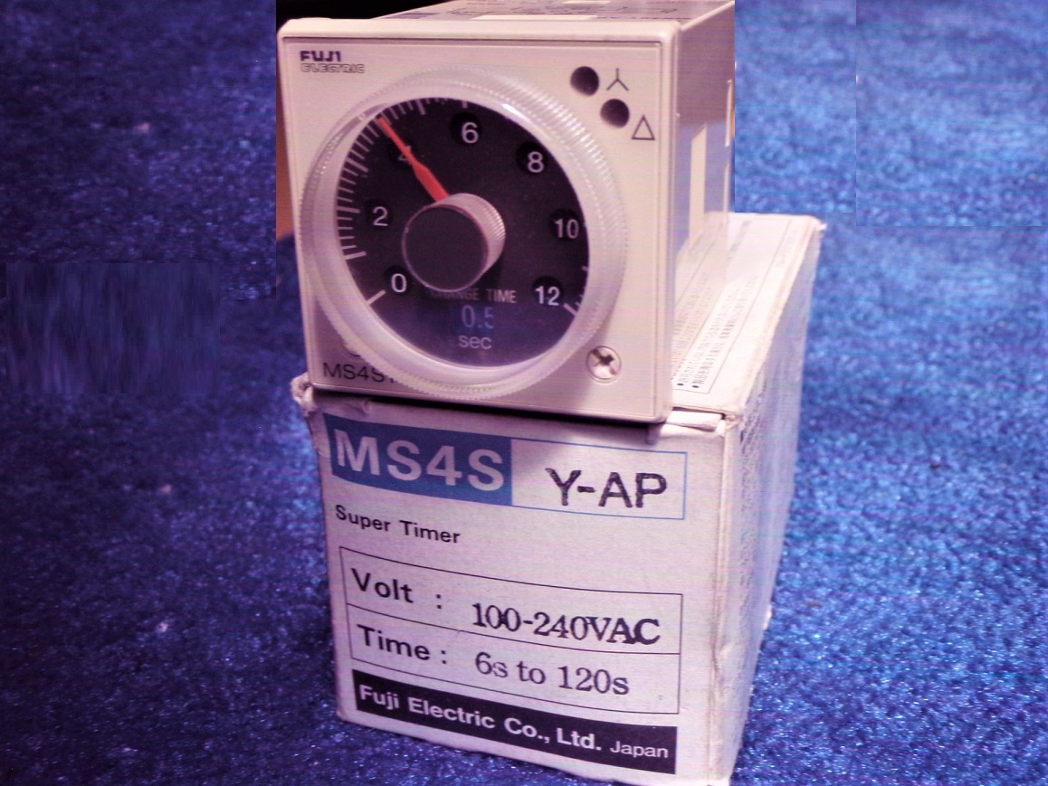 【未使用】超激安 新品未使用 プロ用 スターデルタ（始動機）タイマー富士電機 MS4S 6S～120s AC100－240V 領収書発行可の落札情報詳細 - ヤフオク落札価格検索 オークフリー