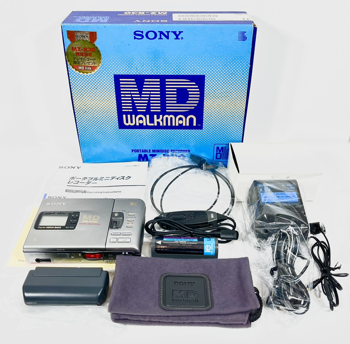 【未使用】【未使用品】SONY ソニー MZ-R30 レコーダー プレーヤー MDウォークマン WORKMAN PORTABLE ...