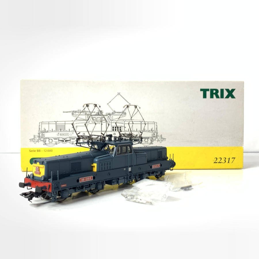 【やや傷や汚れあり】TRIX 22317 Serie BB-12000 フランス国鉄 SNCF BB-12013 電気機関車 HOゲージ 箱 ...