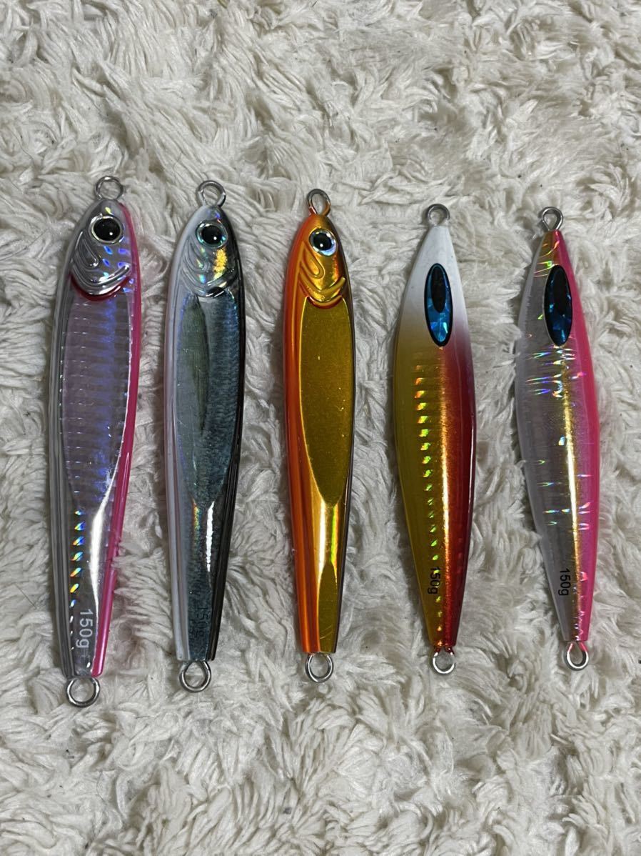 【未使用に近い】☆TGベイト 150g×3本☆FK JIG TG 150g×2本☆全タングステン☆中古品☆の落札情報詳細 - ヤフオク落札価格検索 オークフリー