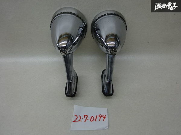 【傷や汚れあり】希少 GT NAPOLEON GTナポレオン B110 サニー クーペ ドアミラー フェンダー ミラー左右セット メッキ 旧車 ...