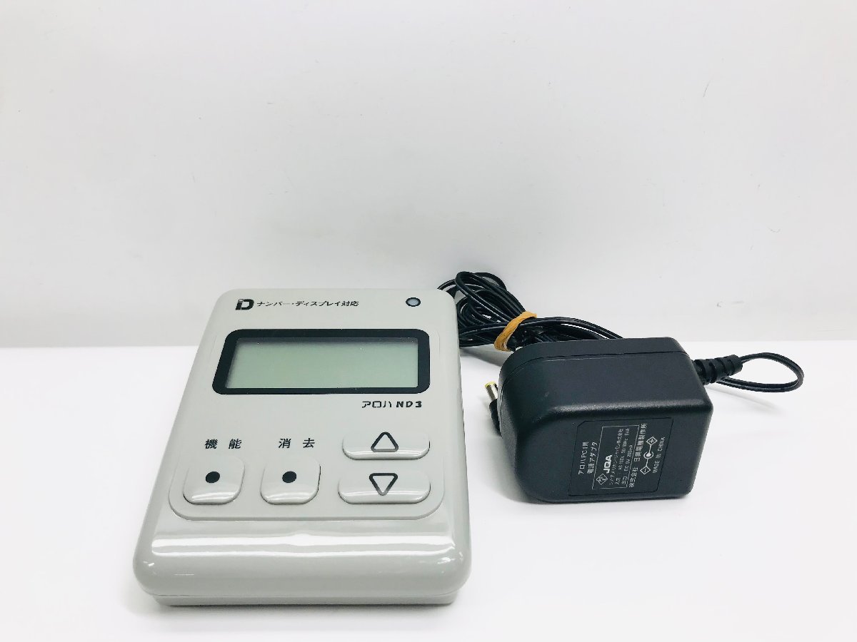 【やや傷や汚れあり】動作品 Dナンバーディスプレイアダプター アロハ ND3 日興電機製作所 ACアダプター、USBケーブル付きの落札情報詳細 ...