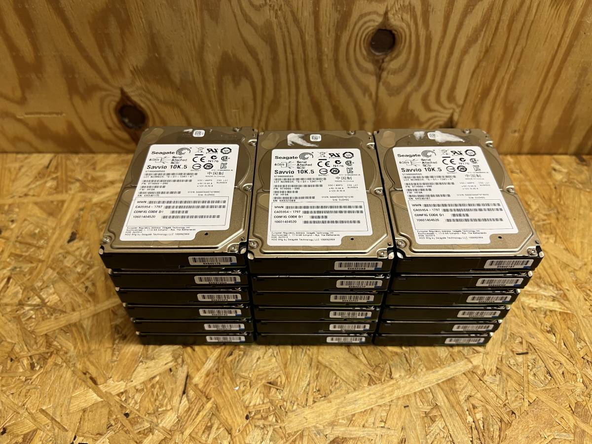 【やや傷や汚れあり】#0555-0920 多数入荷 現状 / 単品 SAS HDD / Saegate / ST9900805SS ...