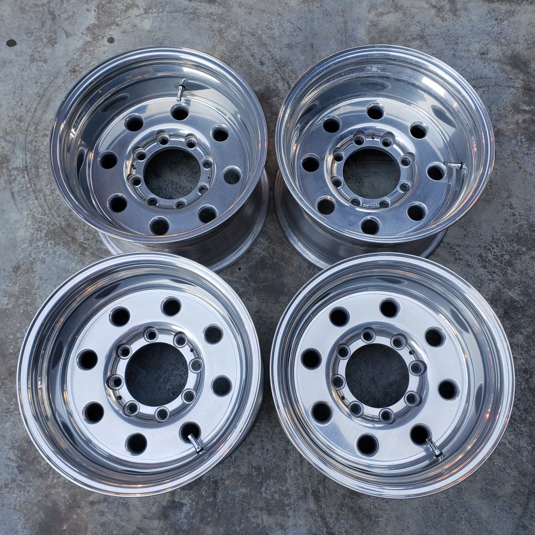 【中古】深リム 極太 アルミ：ウェルドレーシング Weld Racing 、タイヤ：ミッキートンプソン サイズ不明12J,13J、14J ...