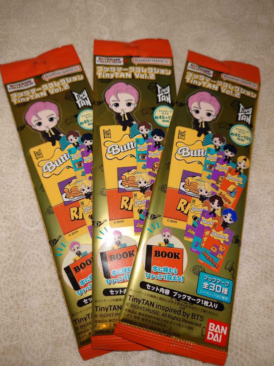 【未使用】新品 未開封 ブックマークコレクション TinyTAN vol.2 タイニータン BTS 3枚セット の落札情報詳細| ヤフオク落札価格情報 オークフリー