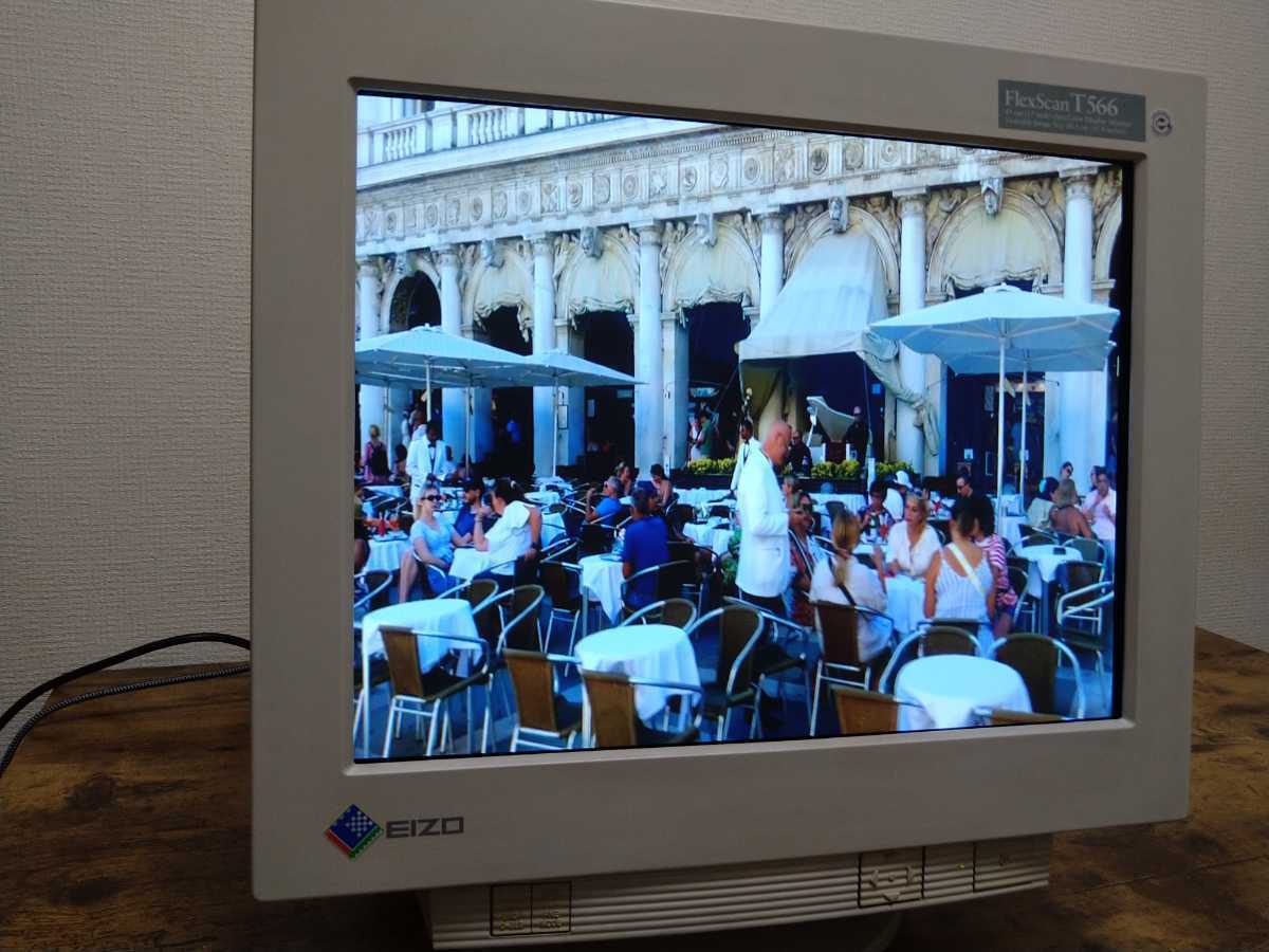 【やや傷や汚れあり】★EIZO E55D ダイヤモンドトロン 17インチ 動作品★きれいですがジャンク扱い の落札情報詳細| ヤフオク落札価格情報 オークフリー