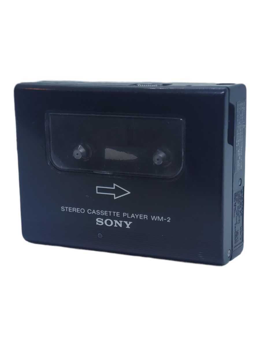【全体的に状態が悪い】7144 SONY/ソニー/ウォークマン/ステレオ カセットプレイヤー/WM-2/小型/軽量/1981年製/ブラック ...