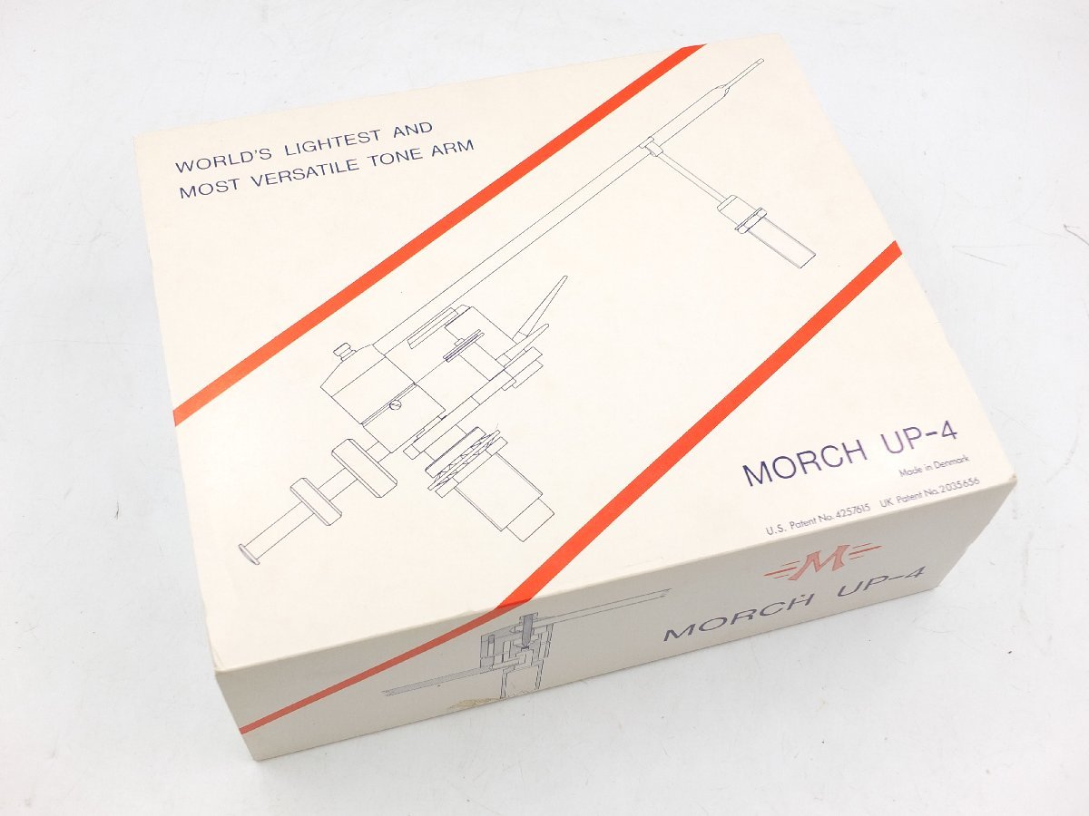 【目立った傷や汚れなし】【t02131】中古・美品 MORCH UP-4 ワンポイントオイルダンプ 高感度トーンアーム 箱付き 格安スタート ...