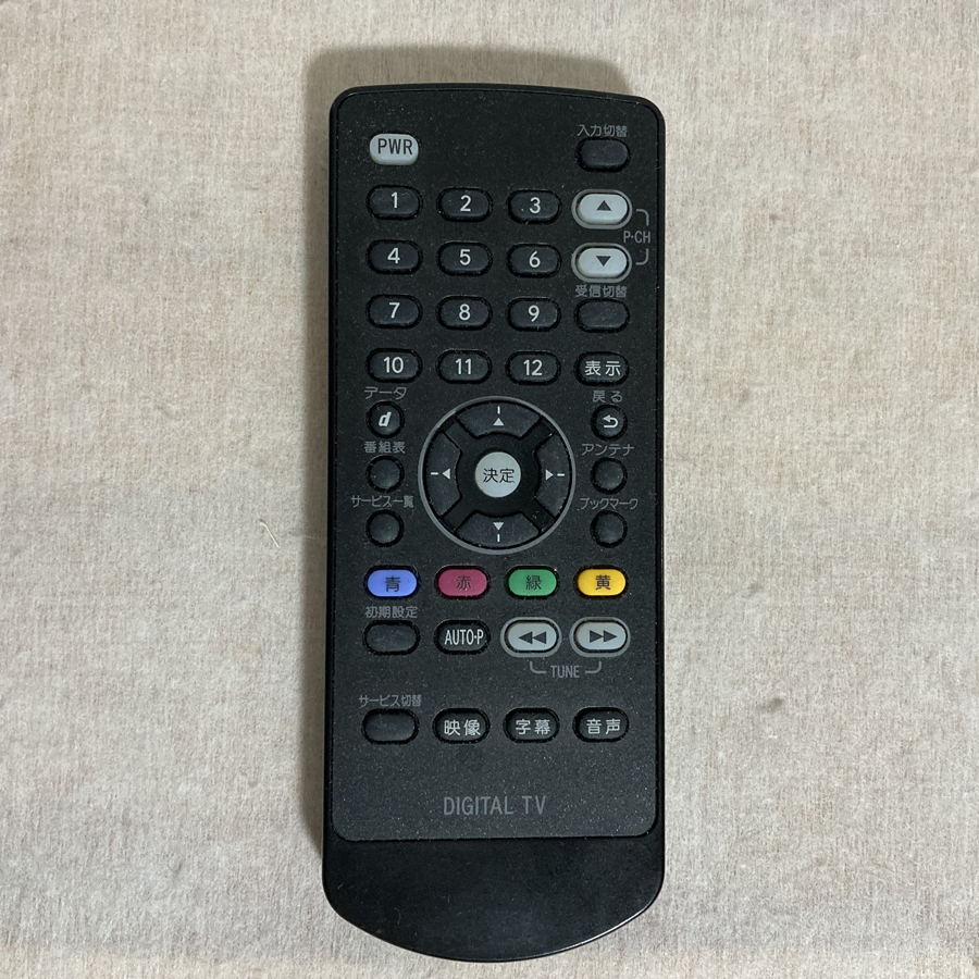 【目立った傷や汚れなし】TOYOTA（トヨタ）純正 地デジチューナー用リモコン『08542-00130 143000-2440』 の落札情報 ...
