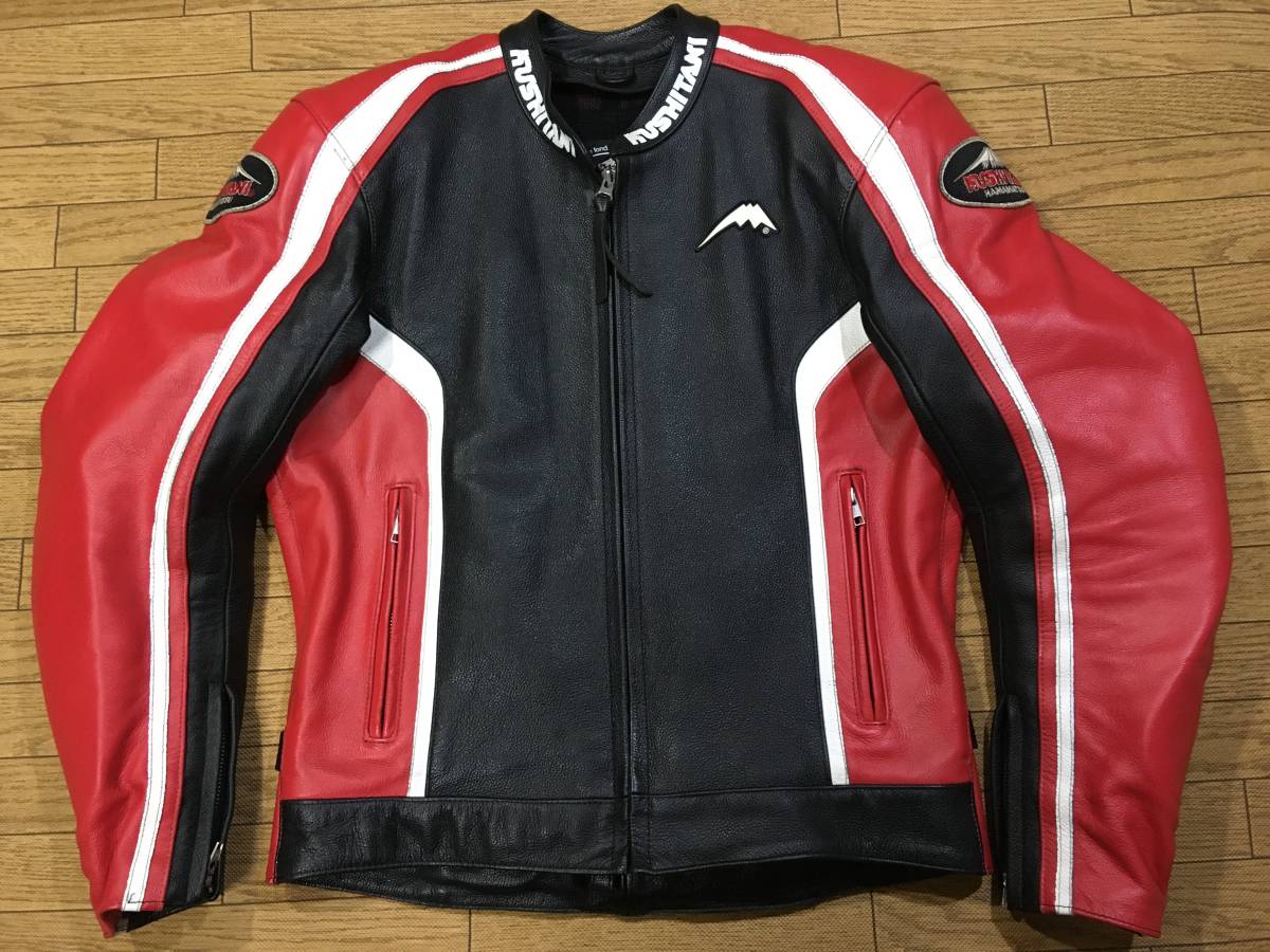 【やや傷や汚れあり】KUSHITANI 牛革製 ライディングレザーJKT Lサイズ 身長168-172cm 肩/肘/背パッド付 良品 の落札情報詳細| ヤフオク落札価格情報 オークフリー