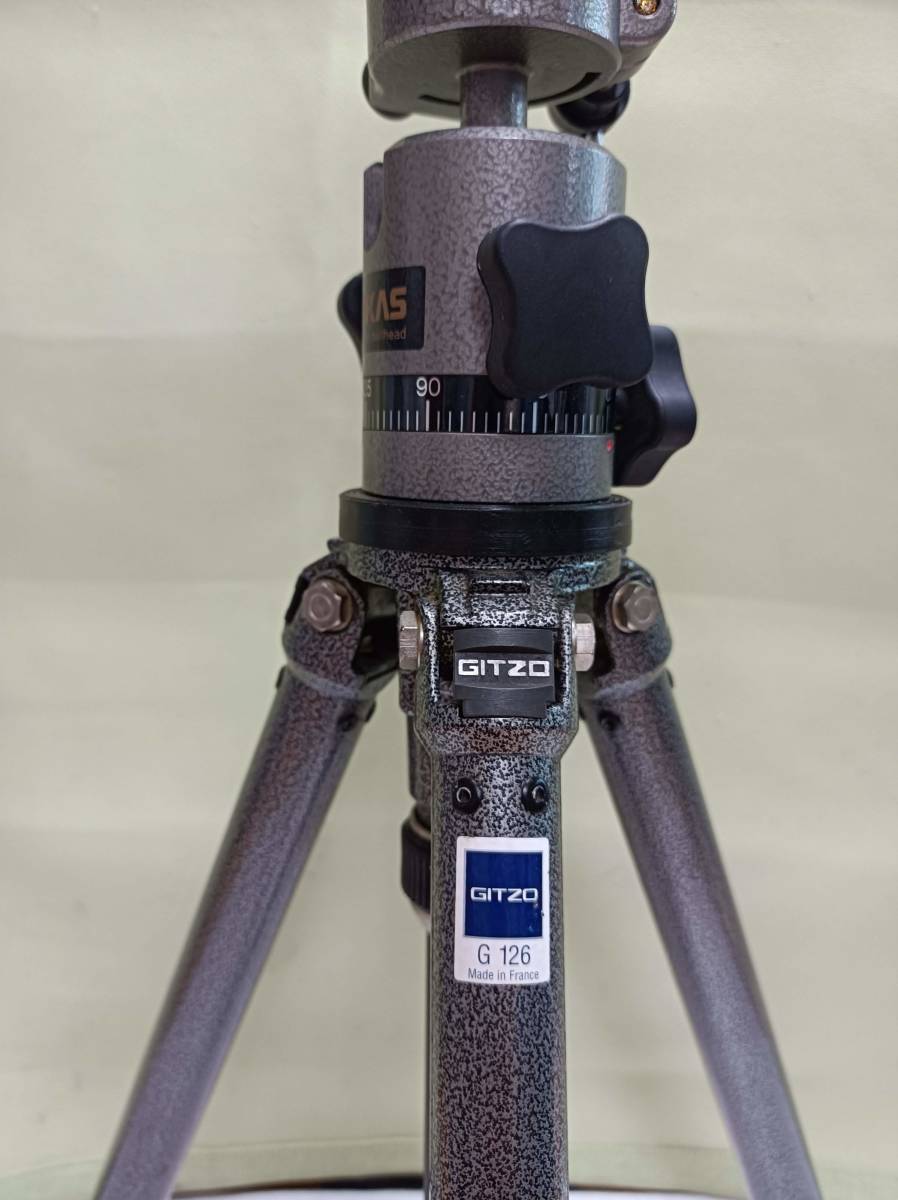 【やや傷や汚れあり】QAZ10831★フランス製 GITZO ジッツォ ARUKAS アルカス erde-3055 G-126 雲台＋三脚セットの落札情報詳細 - Yahoo!オークション落札 ...