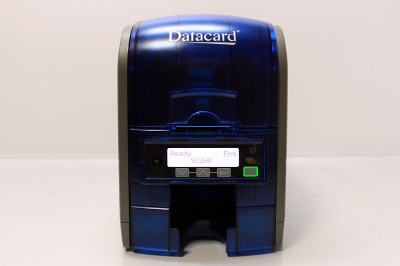 【傷や汚れあり】「動作品」Entrust Datacard SD260 業務用 プラスチック身分証明書カードプリンタ 黒インクリボン付きの落札 ...