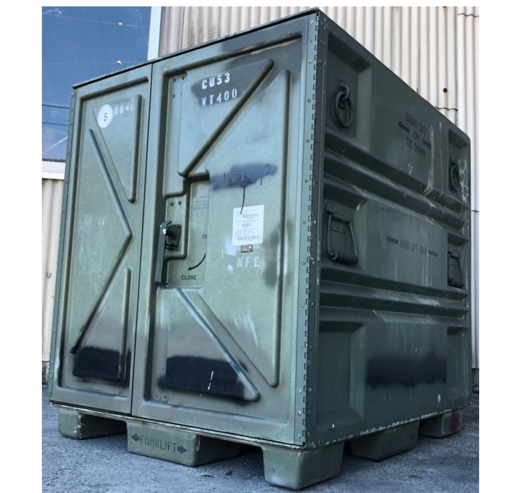 【傷や汚れあり】【米軍放出品】ミニコンテナ 道具箱 工具箱 サバゲー ミリタリー USMC PALCON 世田谷ベース 秘密基地 収納庫☆ ...