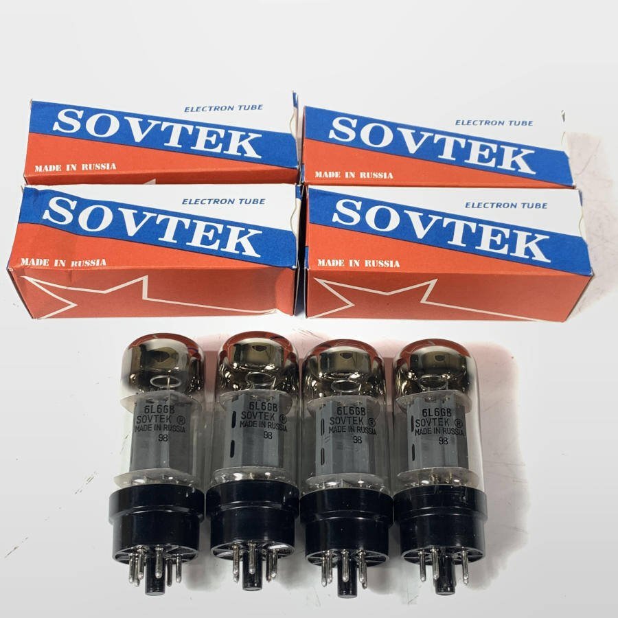 【未使用に近い】美品 SOVTEK 6L6GB ソブテック 真空管4本セット 箱4個付き 未使用品【TB】 の落札情報詳細| ヤフオク落札価格情報 オークフリー