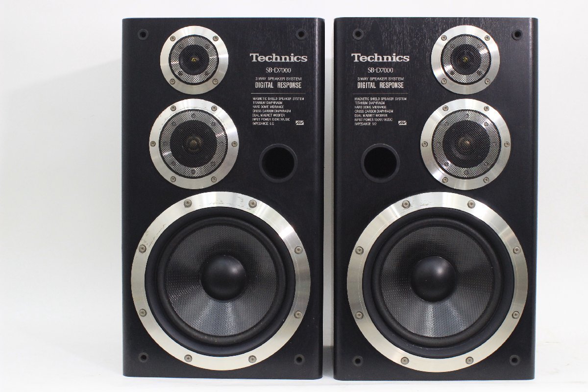 【傷や汚れあり】Technics/テクニクス 3wayスピーカーシステム ペア DIGITAL RESPONSE [SB-D7000] A4591の落札情報詳細 - Yahoo!オークション ...