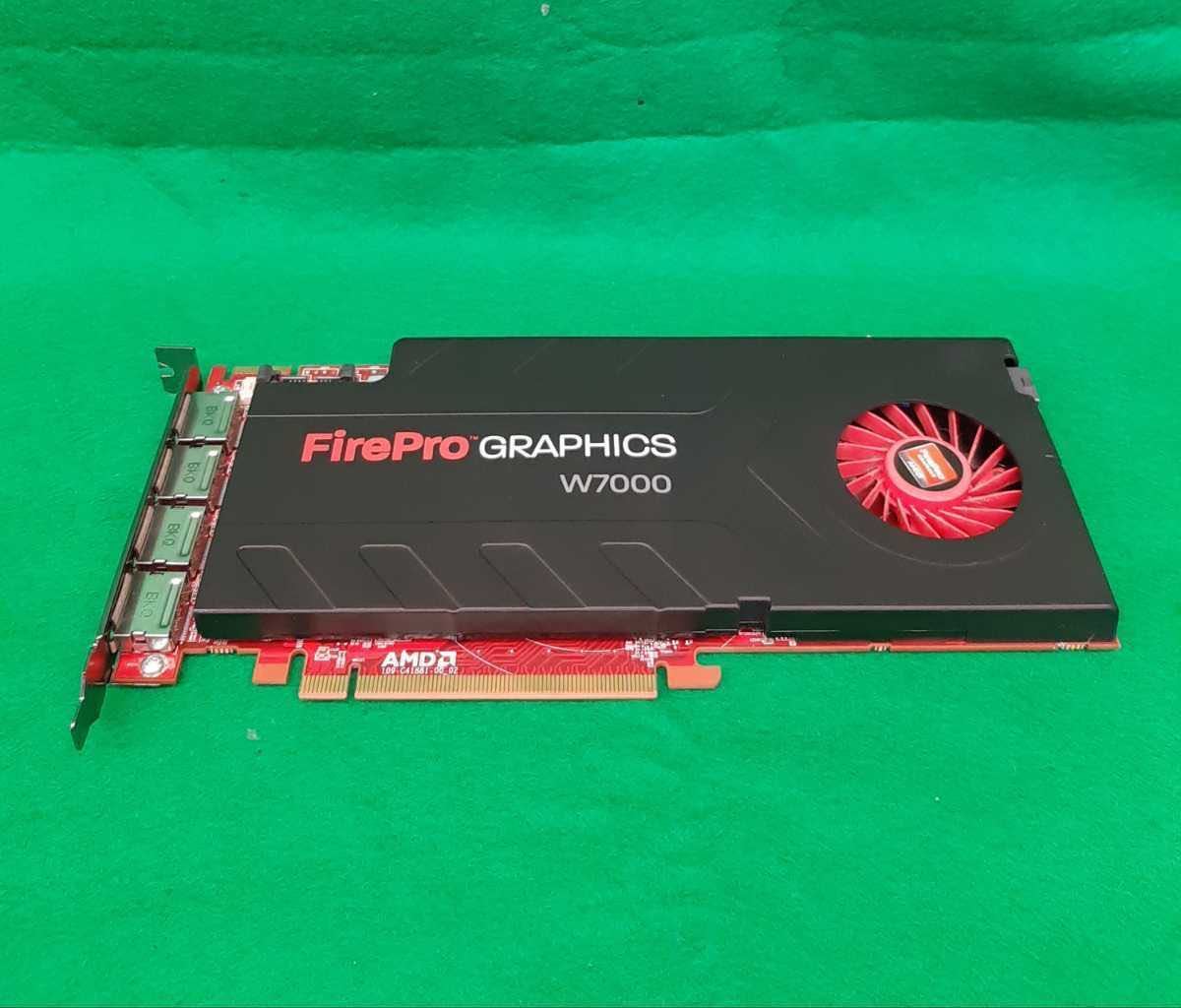 【やや傷や汚れあり】★AMD★FirePro GRAPHICS W7000 4GB★DisplayPort x 4★PCIe★ビデオカード★ ...