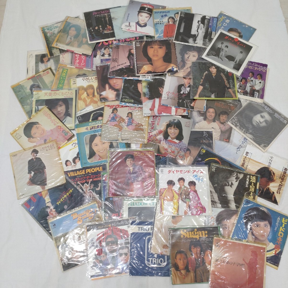 【やや傷や汚れあり】レコード まとめ売り 桜田淳子 中森明菜 ピンクレディー 海援隊 郷ひろみ チェリッシュ 少年隊 松田聖子 昭和 アイドル