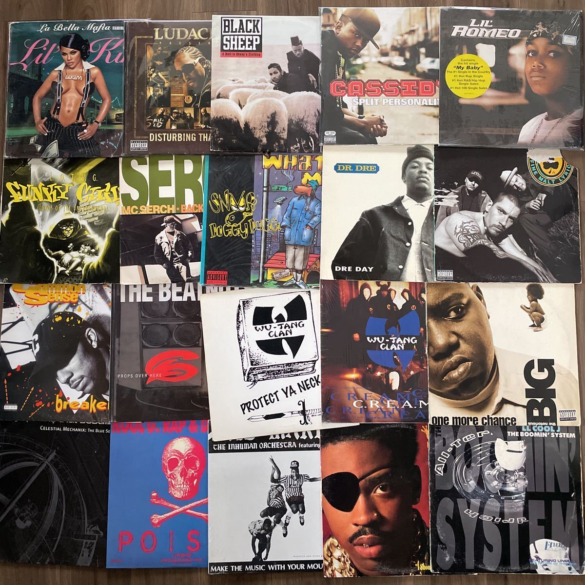 【傷や汚れあり】HIP HOP 12INCH & LP 320枚以上 レコード箱4箱セット まとめ CLASSICS VINYL ATCQ ...