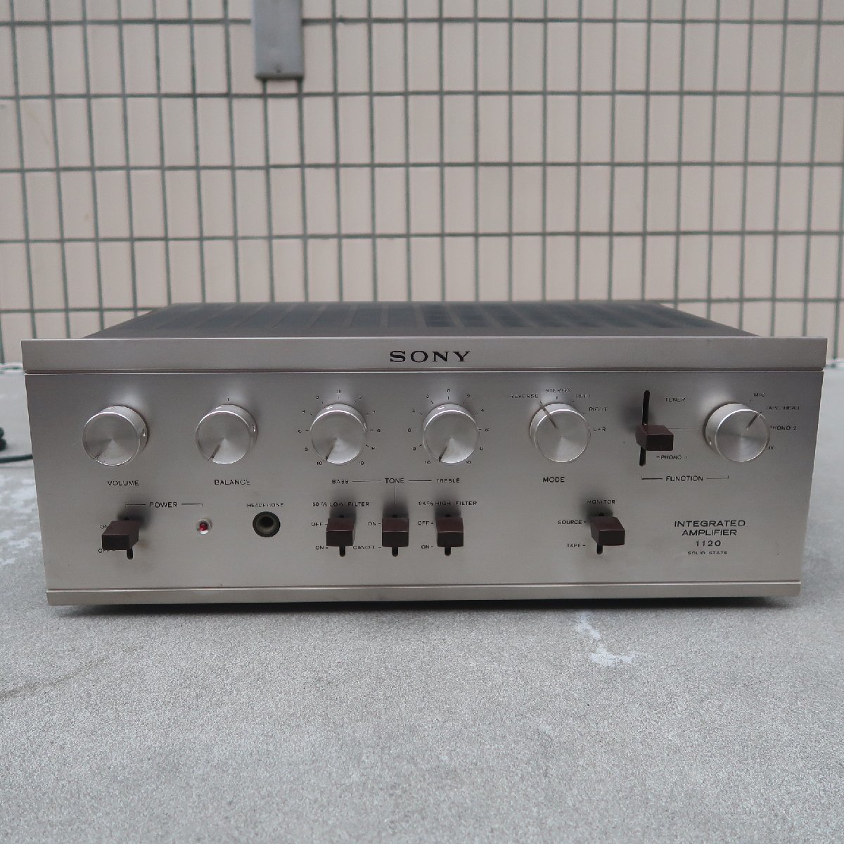 【やや傷や汚れあり】Q08690【※発送できません!東京都引取限定】SONY プリメインアンプ TA-1120Aの落札情報詳細 - Yahoo!オークション落札価格検索 オークフリー