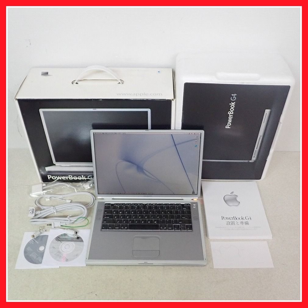 【全体的に状態が悪い】 Apple ノートパソコン PowerBook G4 チタニウム A1025 HDD60GB Mac アップル ...