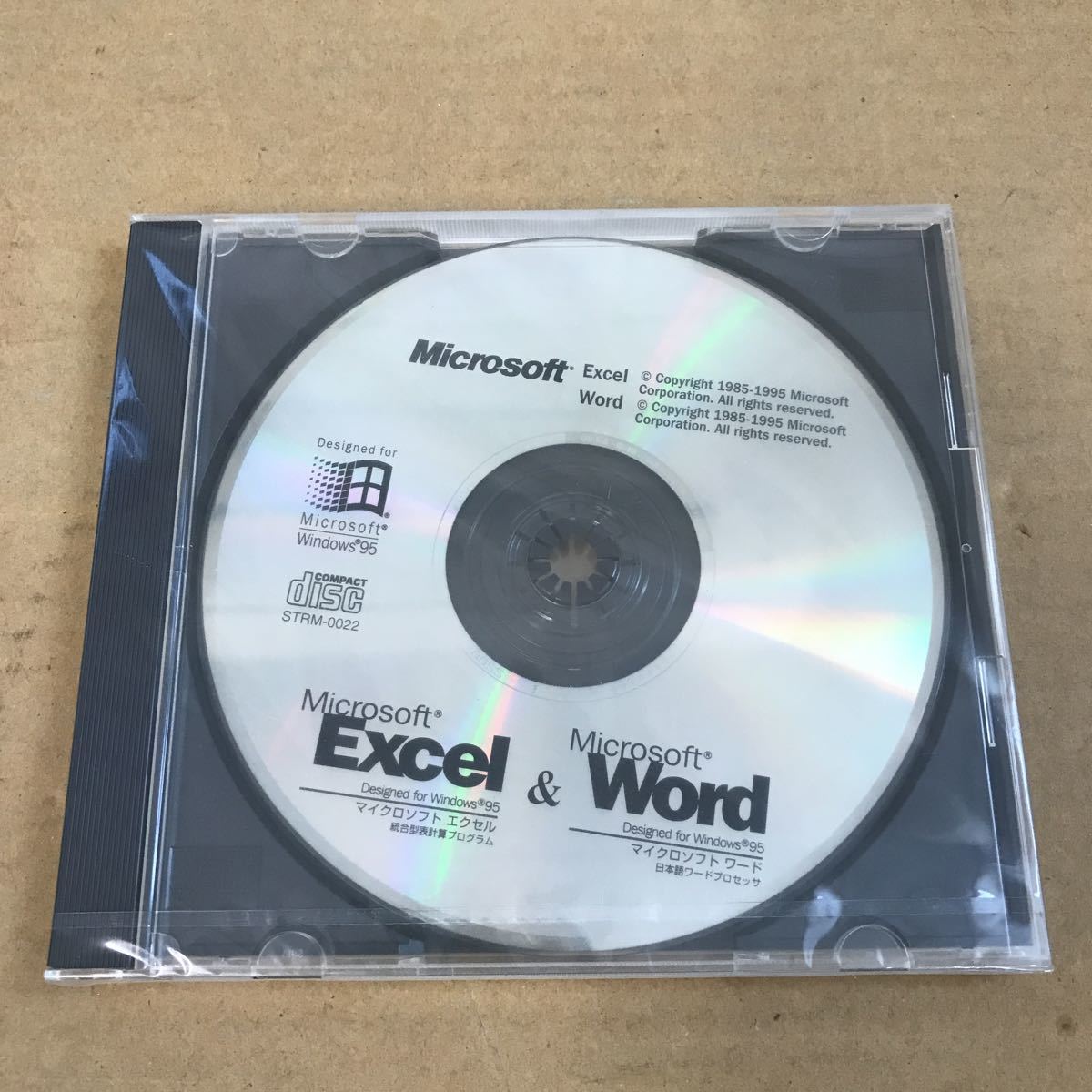 【傷や汚れあり】【Microsoft Excel Word CD-ROM】ソフト コンピュータ用 インストールディスク パソコン 当時 【A5 ...