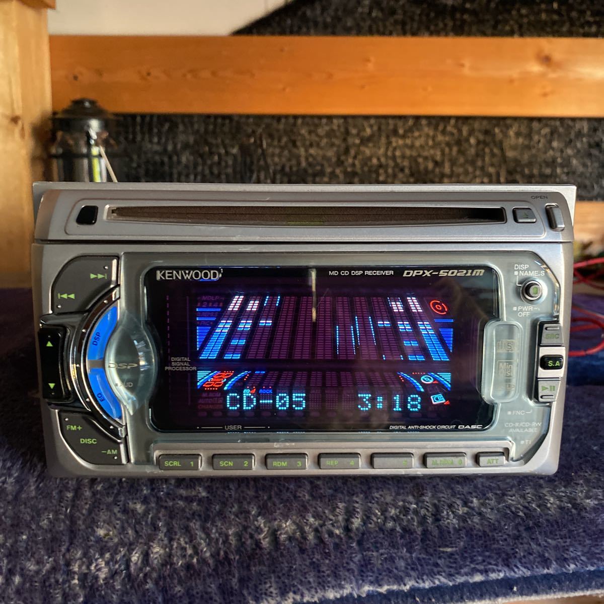 【やや傷や汚れあり】KENWOOD MD CD DSP RECEIVER DPX-5021M の落札情報詳細 - Yahoo!オークション落札 ...