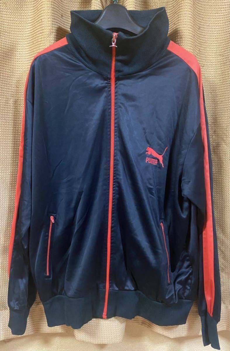 【傷や汚れあり】レア 80s PUMA ビンテージ トラックジャケット BEASTIE BOYS着 HIPHOP vintage / rap ...