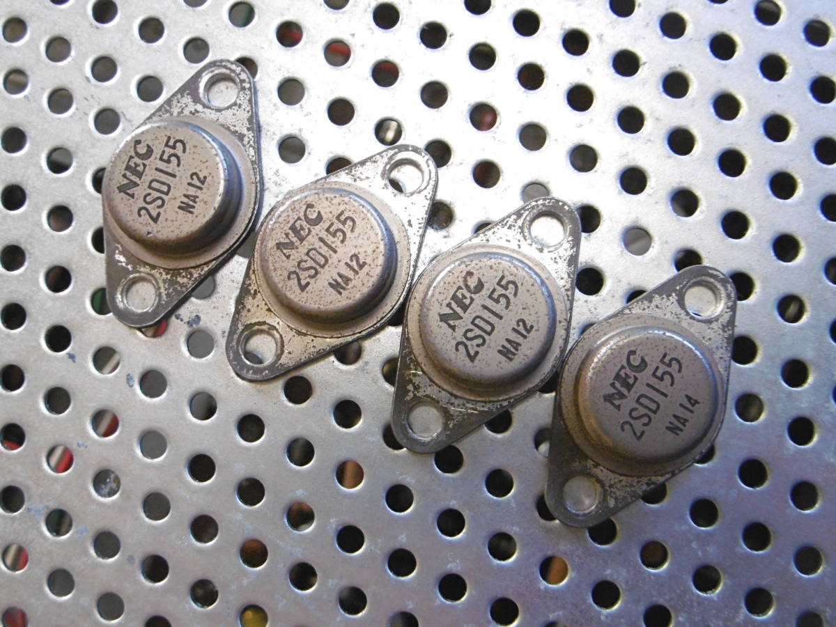 【傷や汚れあり】NECトランジスター 2SD155（中古）4個の落札情報詳細 - ヤフオク落札価格検索 オークフリー