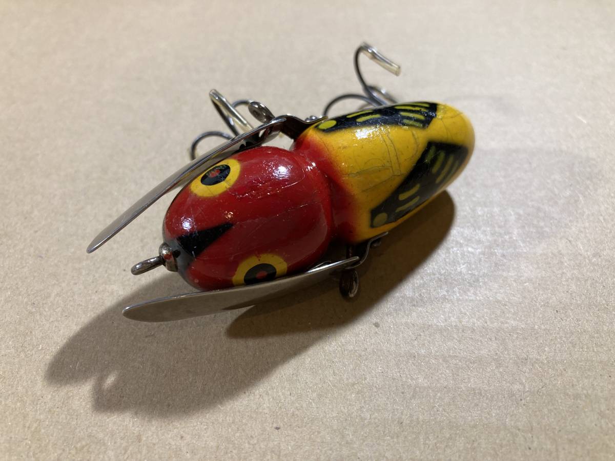 【傷や汚れあり】オールド ヘドン ウッド クレイジークローラー Heddon Wood Crazy Crawler XRS の落札情報詳細 ...
