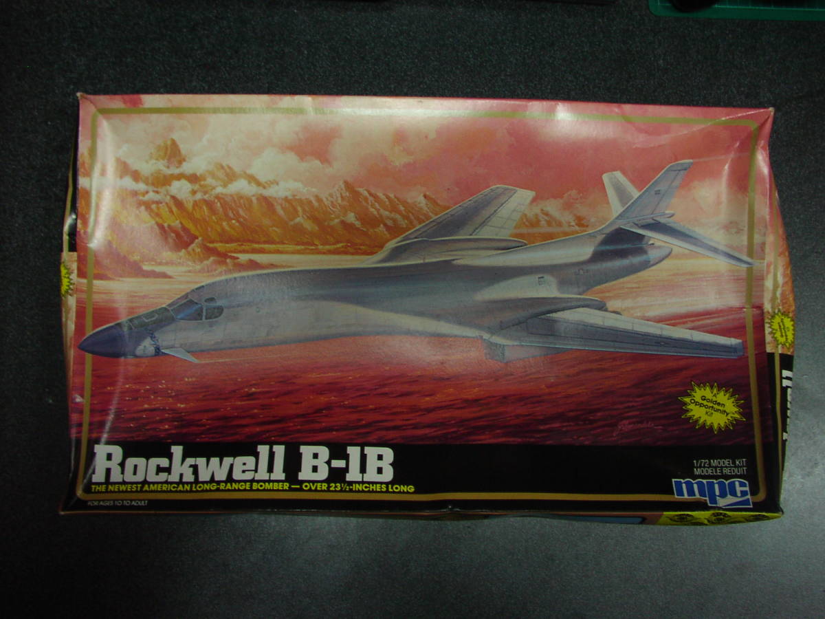 【傷や汚れあり】mpc 1/72 Rockwell B-1B プラモデルの落札情報詳細 - Yahoo!オークション落札価格検索 オークフリー
