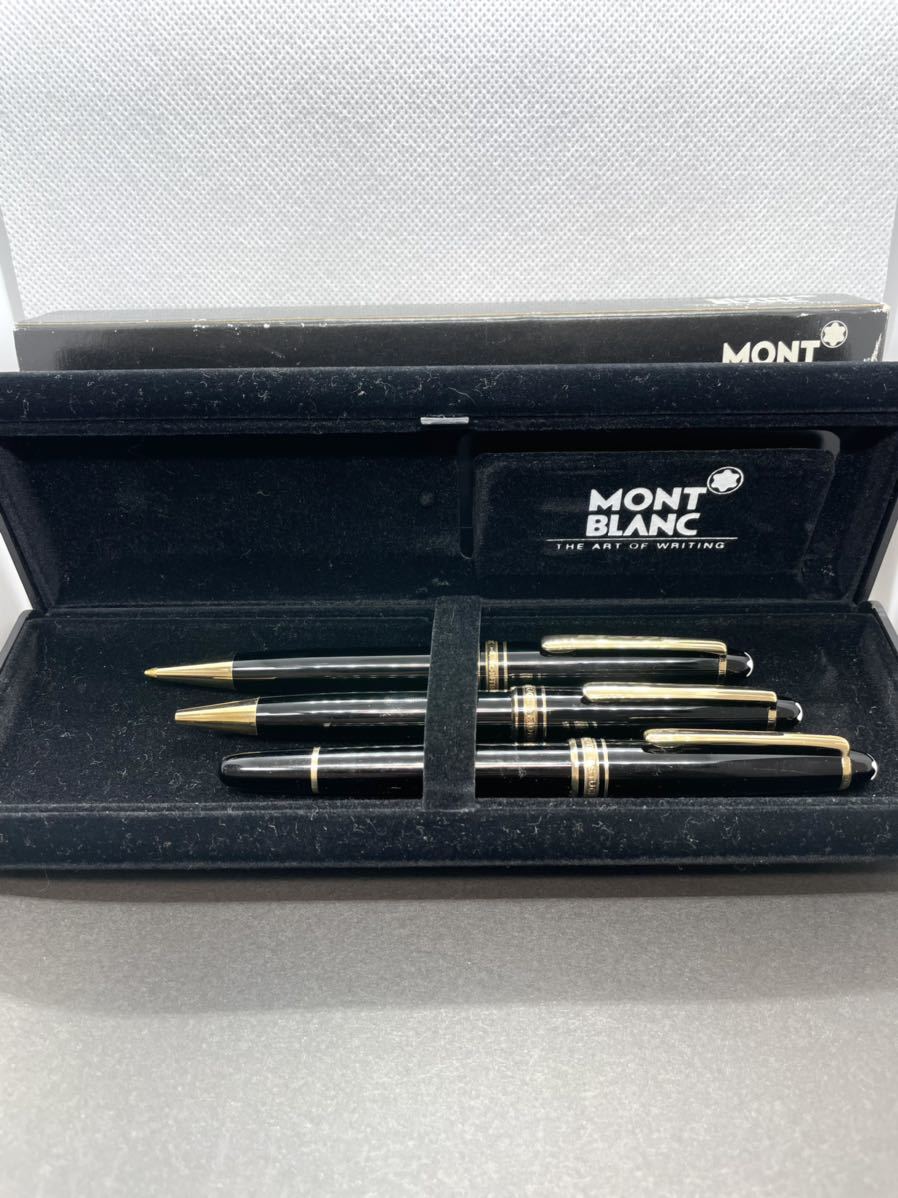 【傷や汚れあり】1円スタートMONTBLANC マイスターシュテュック 164 クラシック ボールペン ローラーボール シャーペン 3本セットの落札情報詳細 - Yahoo!オークション落札 ...