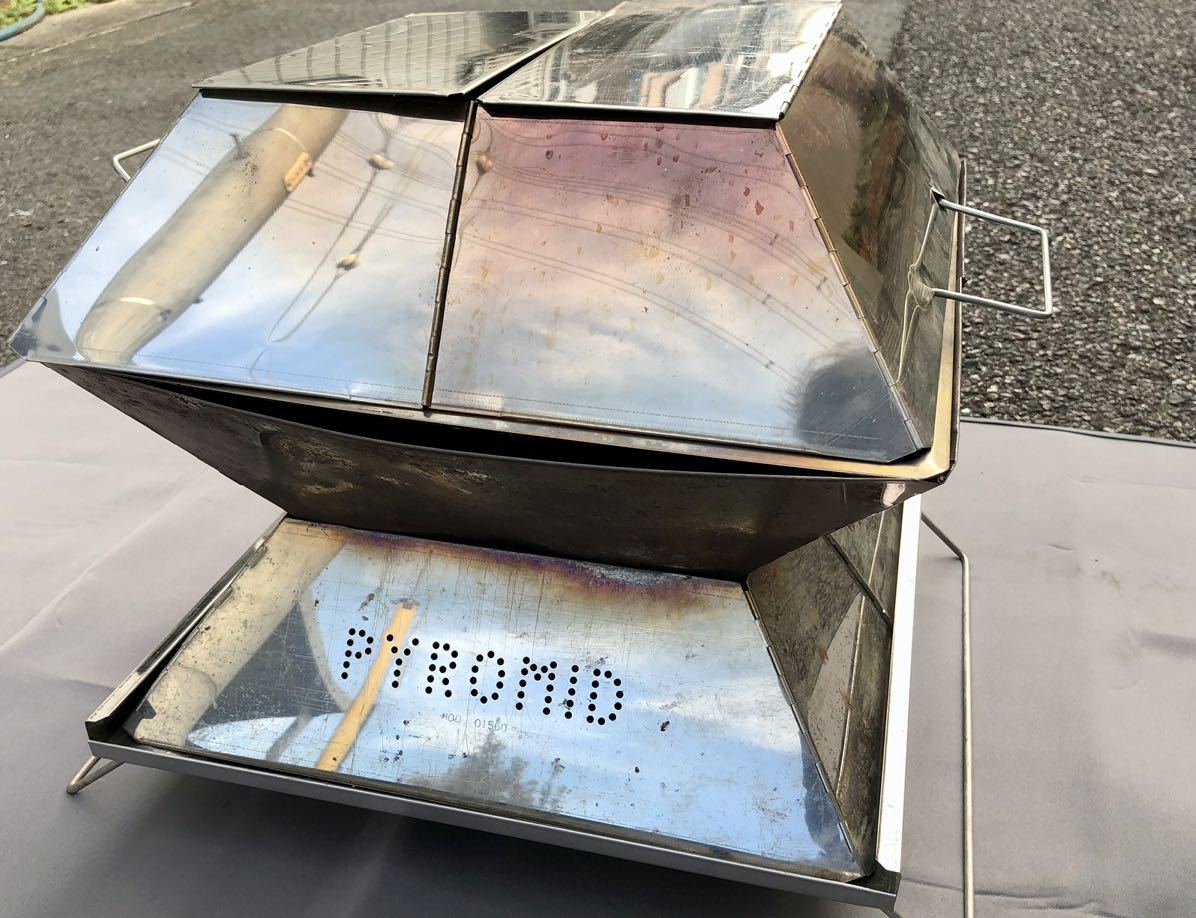 【全体的に状態が悪い】希少MADE in USA！PYROMID パイロミッド 焚火台グリル(中古)の落札情報詳細 - ヤフオク落札価格検索 ...