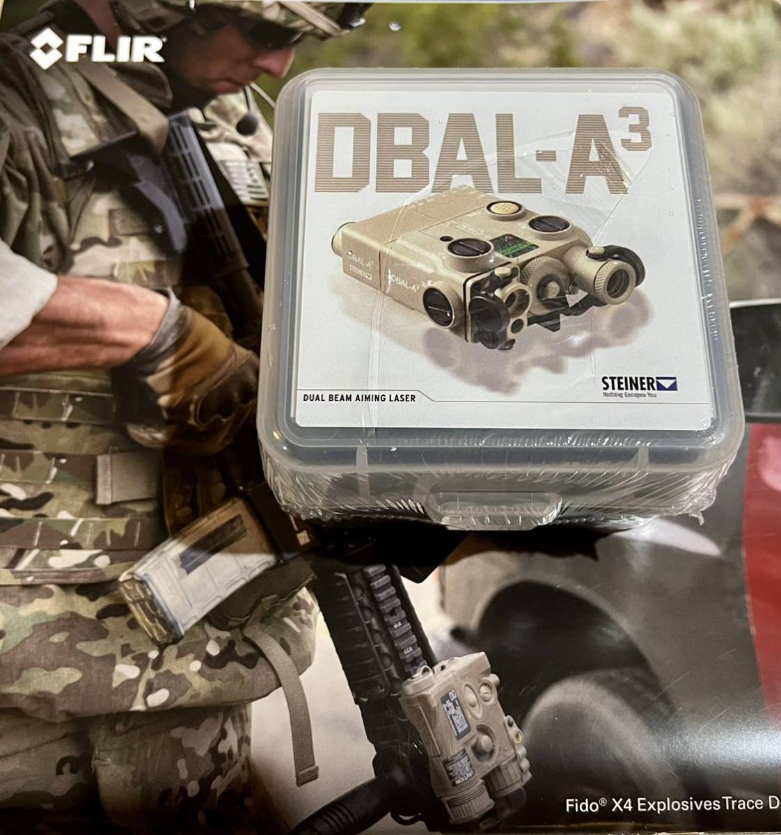 【未使用】★未開封新品★ Steiner DBAL-A3 Model9009 Dual Beam Aiming IR&グリーンLaser の ...