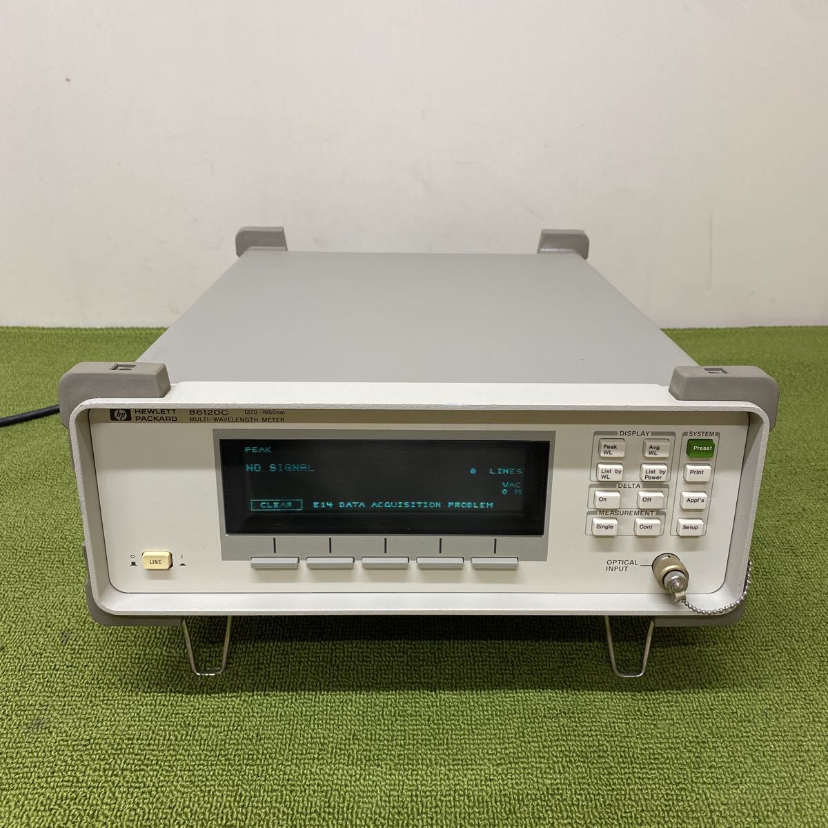 【傷や汚れあり】hp/Agilent「86120C」MULTI-WAVELENGTH METER 1270-1650nm の落札情報詳細| ヤフオク落札価格情報 オークフリー