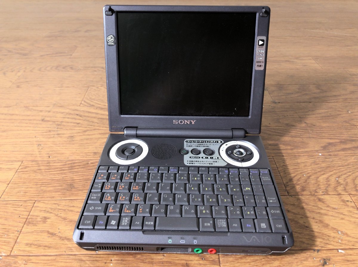 【やや傷や汚れあり】SONY ソニー ミニノートパソコン PCU-U101 Windows XP D112M213の落札情報詳細 - ヤフオク ...
