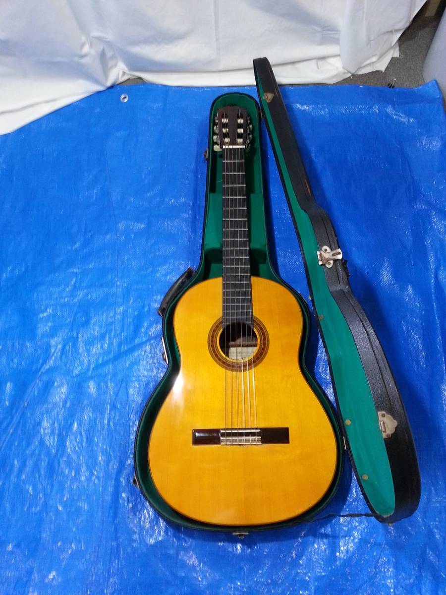 【目立った傷や汚れなし】☆ クラシックギター 清掃・つや出し処理済み Guitarra Tamura 田村廣サイン付 クラシックギター 金星