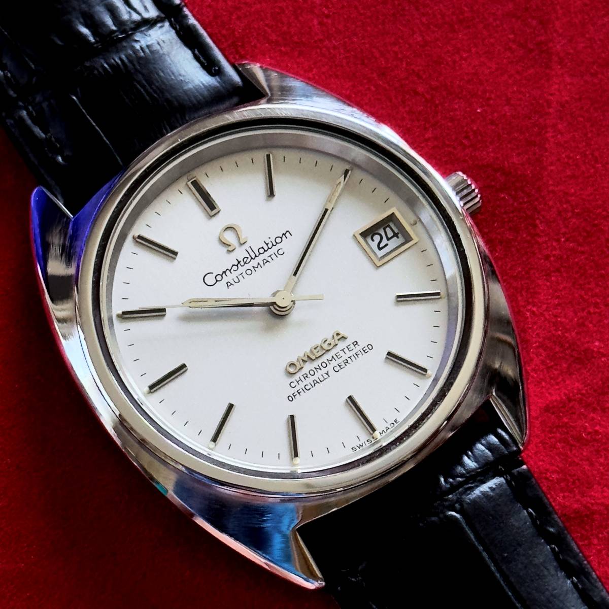 【目立った傷や汚れなし】送料無料！ OH済 オメガ コンステレーション クロノメーター cal.1011 OMEGA ...