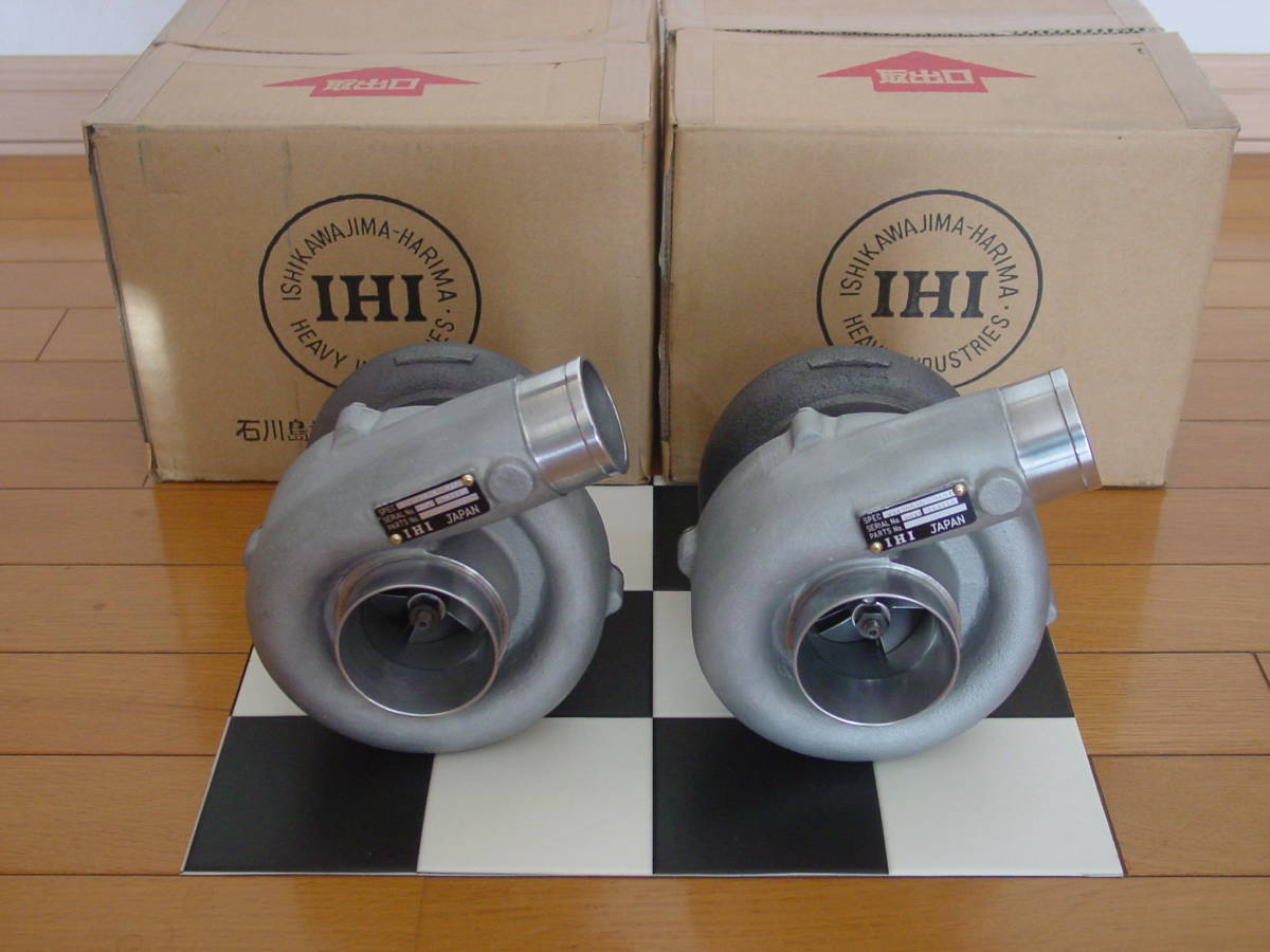 【未使用】IHI RX6B TCW15 P18-F 2個 未使用 美品 希少品 絶版品 奇跡 F1タービン 日本国産品 ツイン ターボ RHX6 RX6D RB26 RB25 VG30 2JZ ...