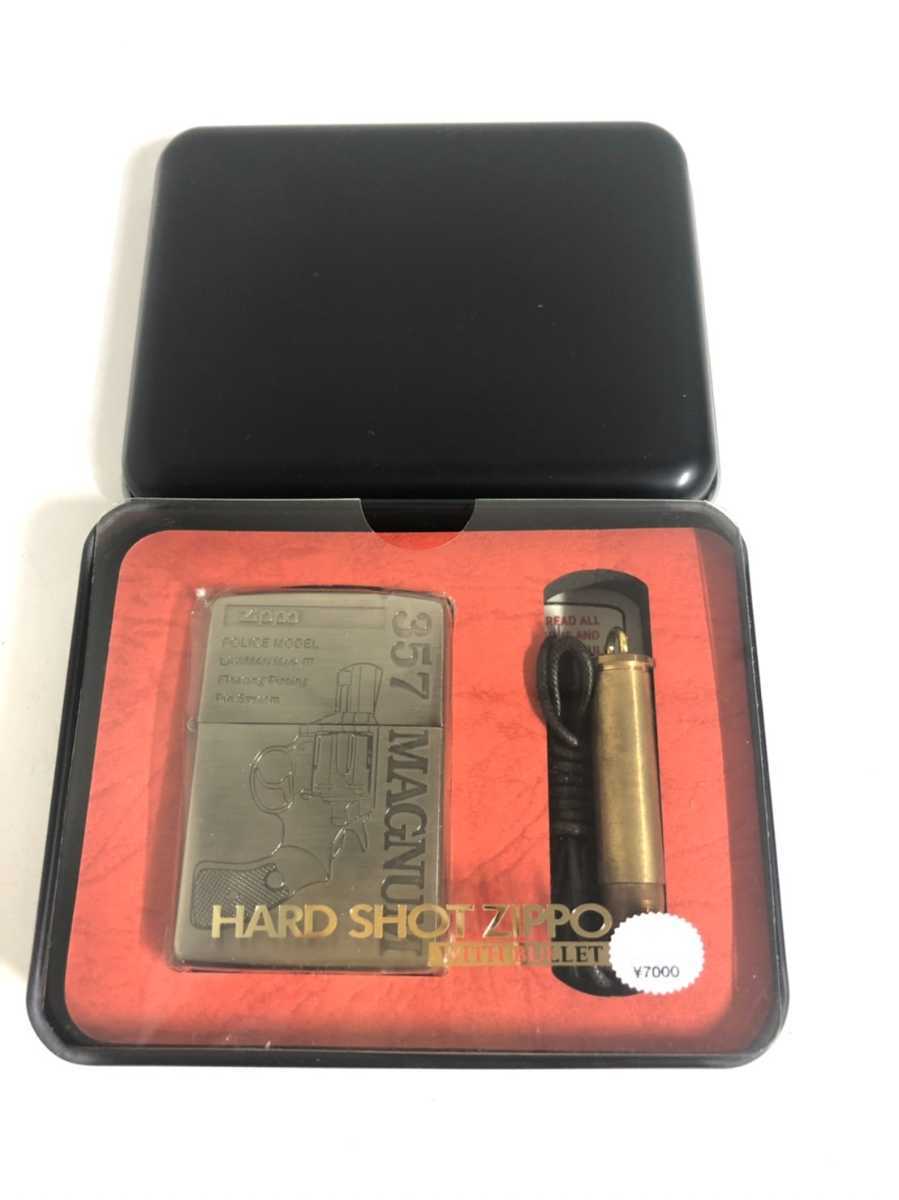 【未使用】未使用保管品 HARD SHOT ZIPPO WITH BULLET 357 MAGNUM ジッポー オイルライター 喫煙具 の落札 ...