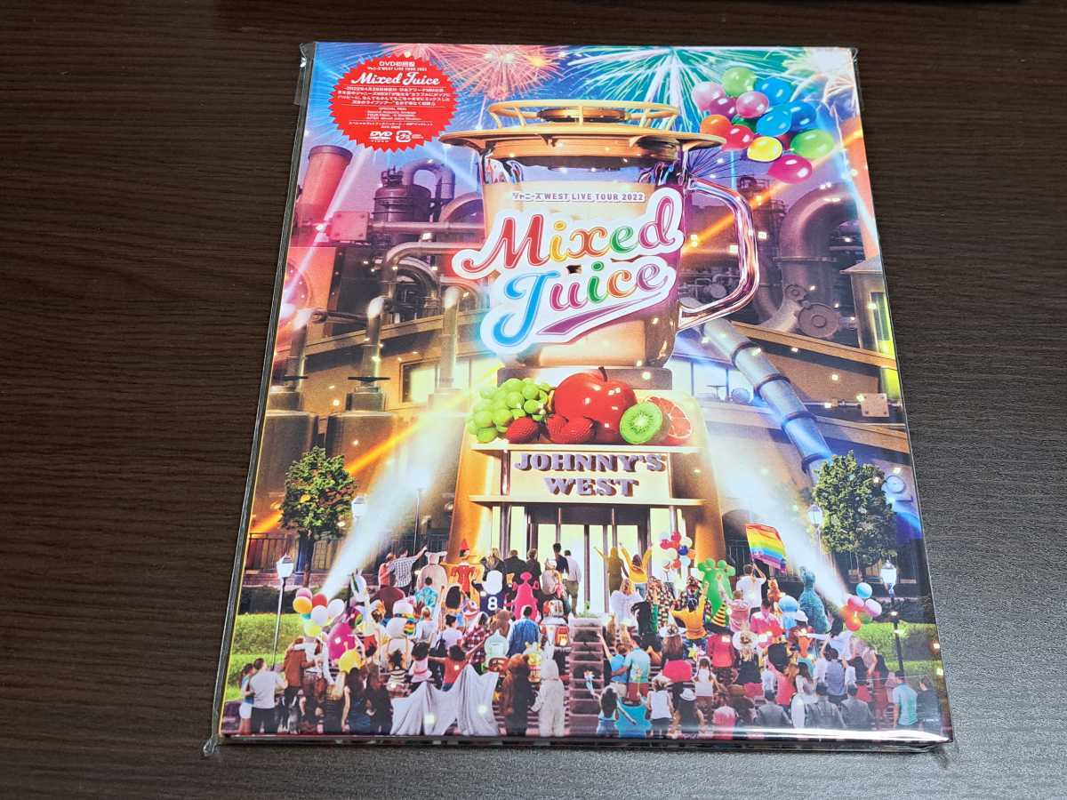 【目立った傷や汚れなし】【Mix Juice】ジャニーズWEST 初回盤 DVD 小瀧 重岡 藤井 関西ジャニーズJr LIVE TOUR 2022 ミクジュ MixJuice WEST の ...