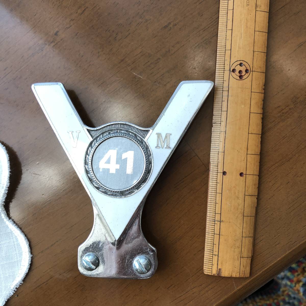 【やや傷や汚れあり】英国 Vteran Mortorlist カークラブ バッジ 当時物 / BMC Mini Riley Elf ...