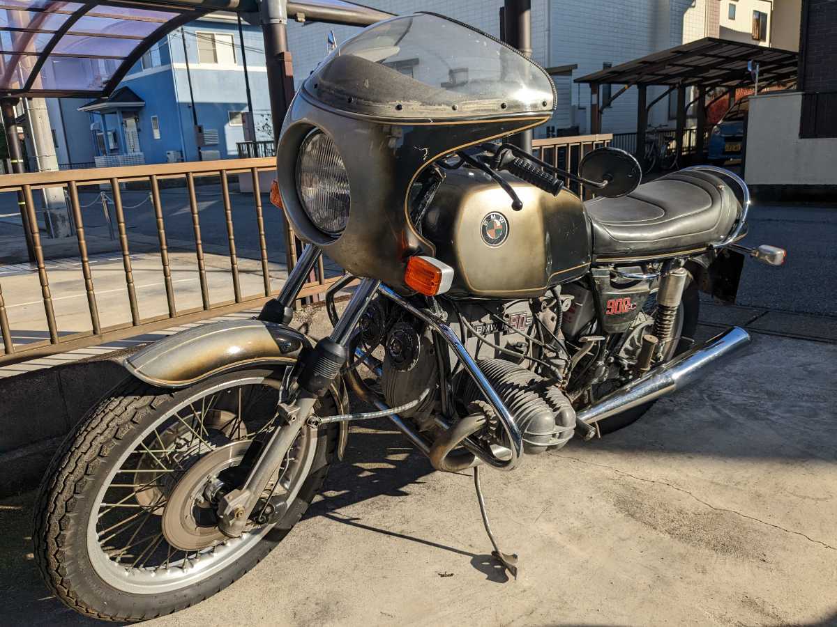 【全体的に状態が悪い】BMW R90S 不動車 レストア パーツ取り用 の落札情報詳細| ヤフオク落札価格情報 オークフリー