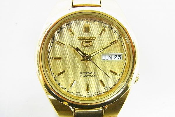 【傷や汚れあり】S066-S20-4145 SEIKO 5 セイコー 裏スケ 7S26-02F0 メンズ 自動巻き 腕時計 現状品③ の落札 ...